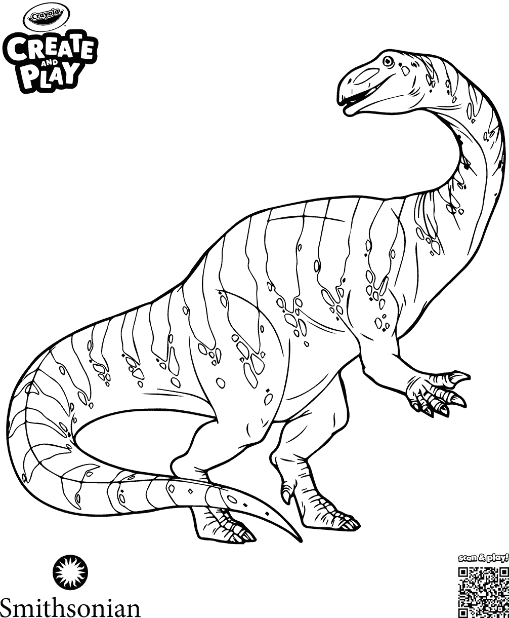 Crayola Create and Play Smithsonian Institute Plateosaurus Dinosaur ...